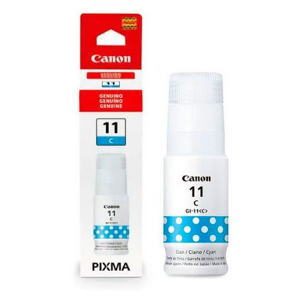 Bote de Tinta Cian Canon GI-11 para Impresoras PIXMA G2160 y G3160 - Alto Rendimiento ...