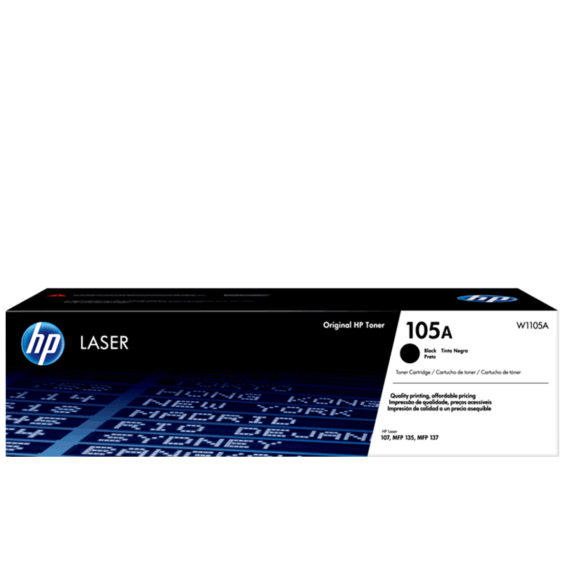 Cartucho de Tóner HP 105A Negro Original (W1105A) para HP LaserJet MFP ...